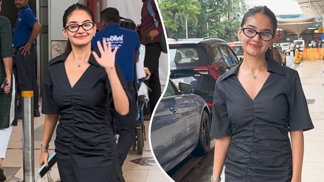 Anushka Sen Slay In A Boss Lady Look! Spotted At Mumbai's Domestic Airport