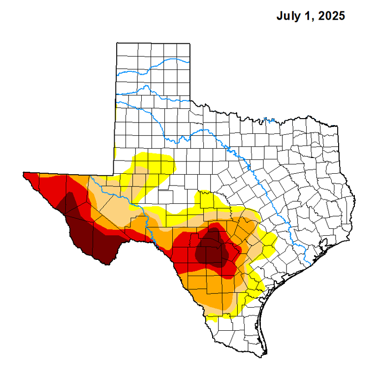 Is Central Texas still in drought? Maps show change before and after ...