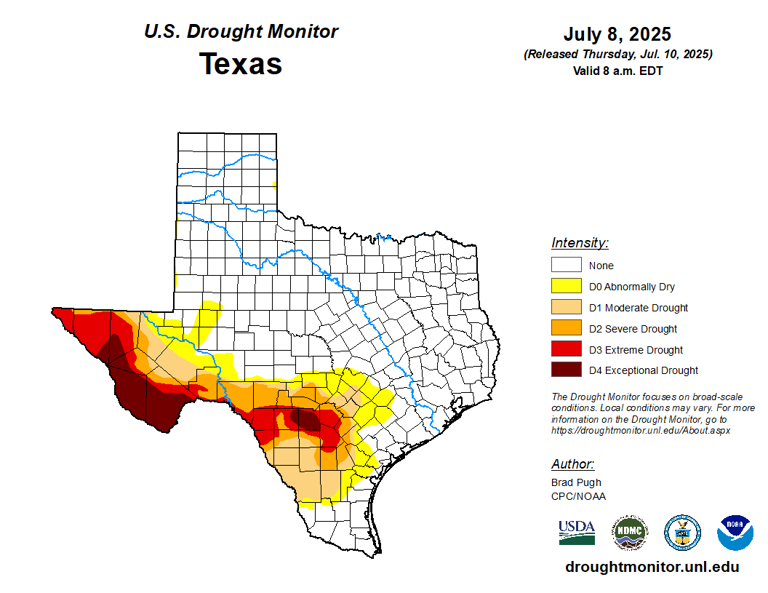 Is Central Texas still in drought? Maps show change before and after ...