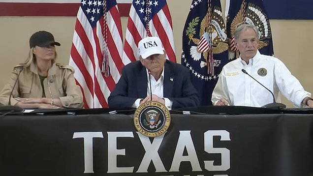 Trump calls reporter 'evil' for asking this question about Texas floods
