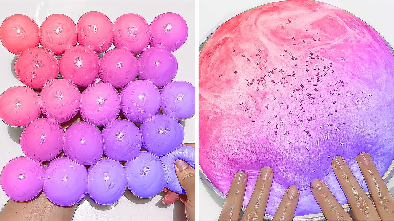 1 Hour Of Oddly Satisfying Slime ASMR No Music Videos - Relaxing Slime