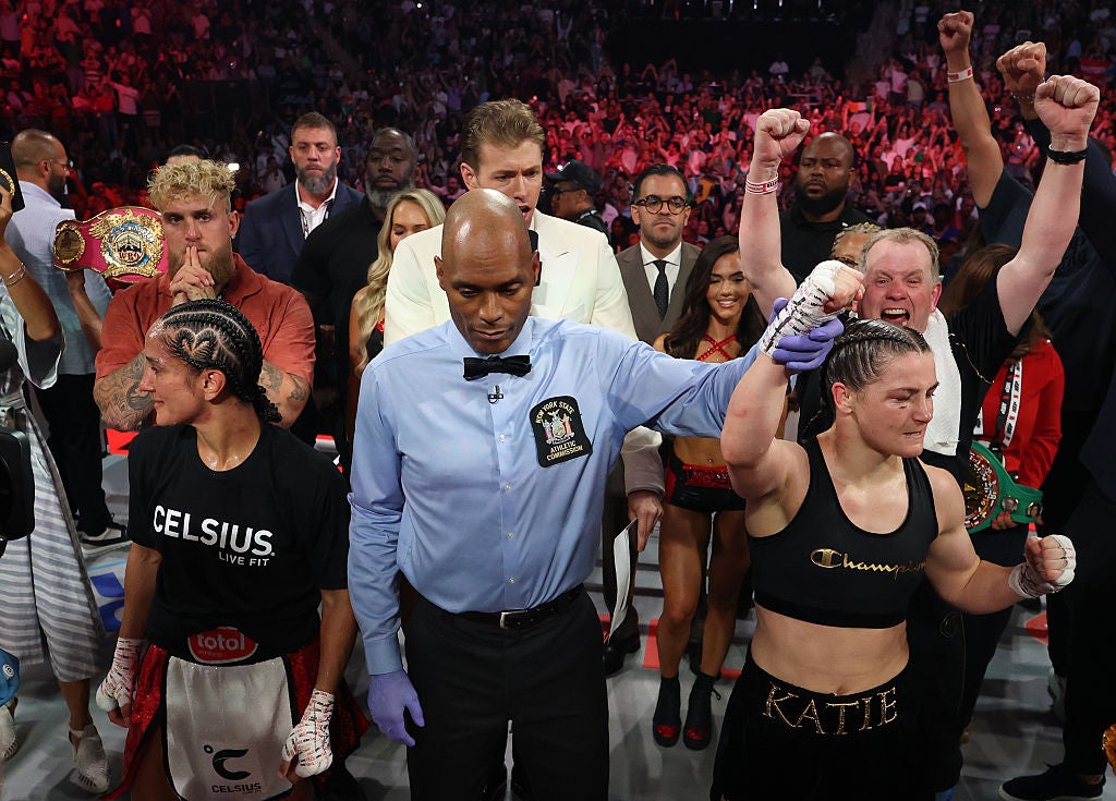 Taylor vs Serrano 3 live: Katie Taylor ekes out victory in historic ...
