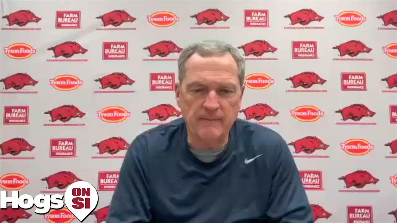 Razorbacks' Dave Van Horn on Weather for Missouri Series