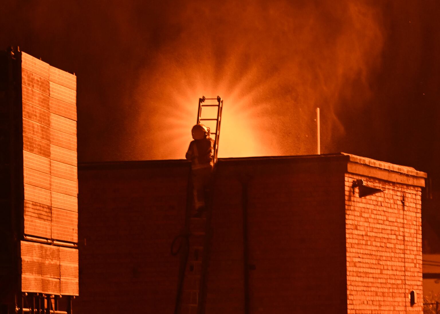 Firefighter attacked at bonfire site as service describes ‘challenging ...