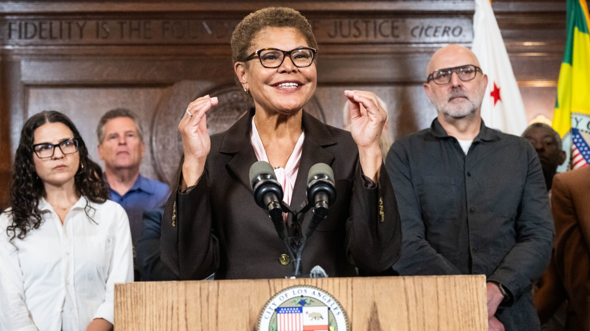 LA Mayor Karen Bass brands Trump admin a ‘big bully’ over ICE raids