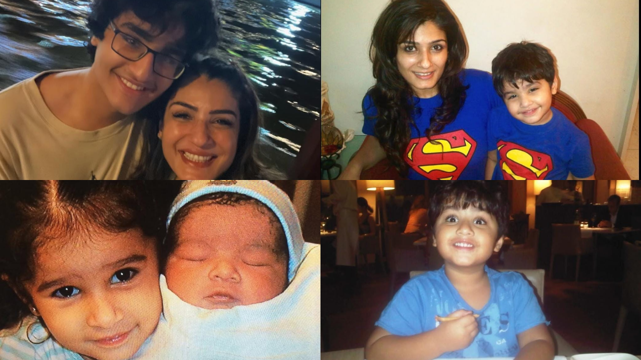 Raveena Tandon shares unseen family PICS and pens heartfelt note on son ...