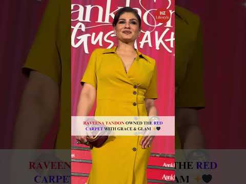 Raveena Tandon owned the red carpet with grace & glam