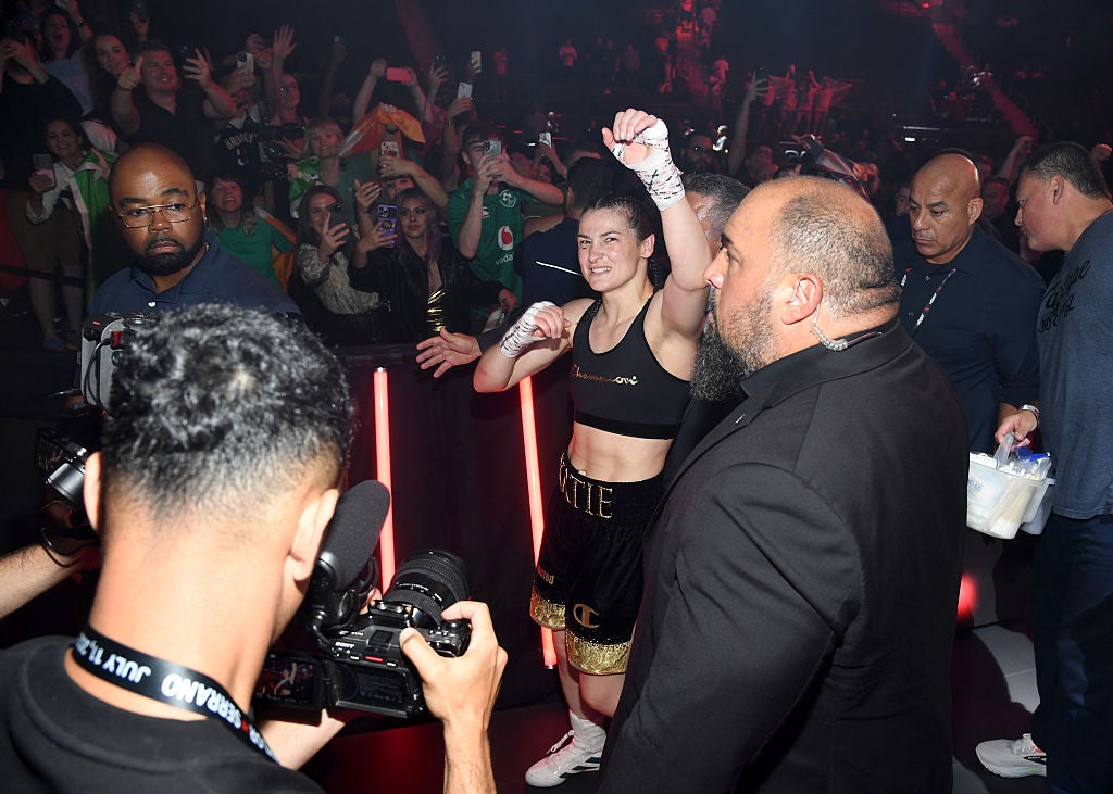 Taylor vs Serrano 3 live: Katie Taylor ekes out victory in historic ...