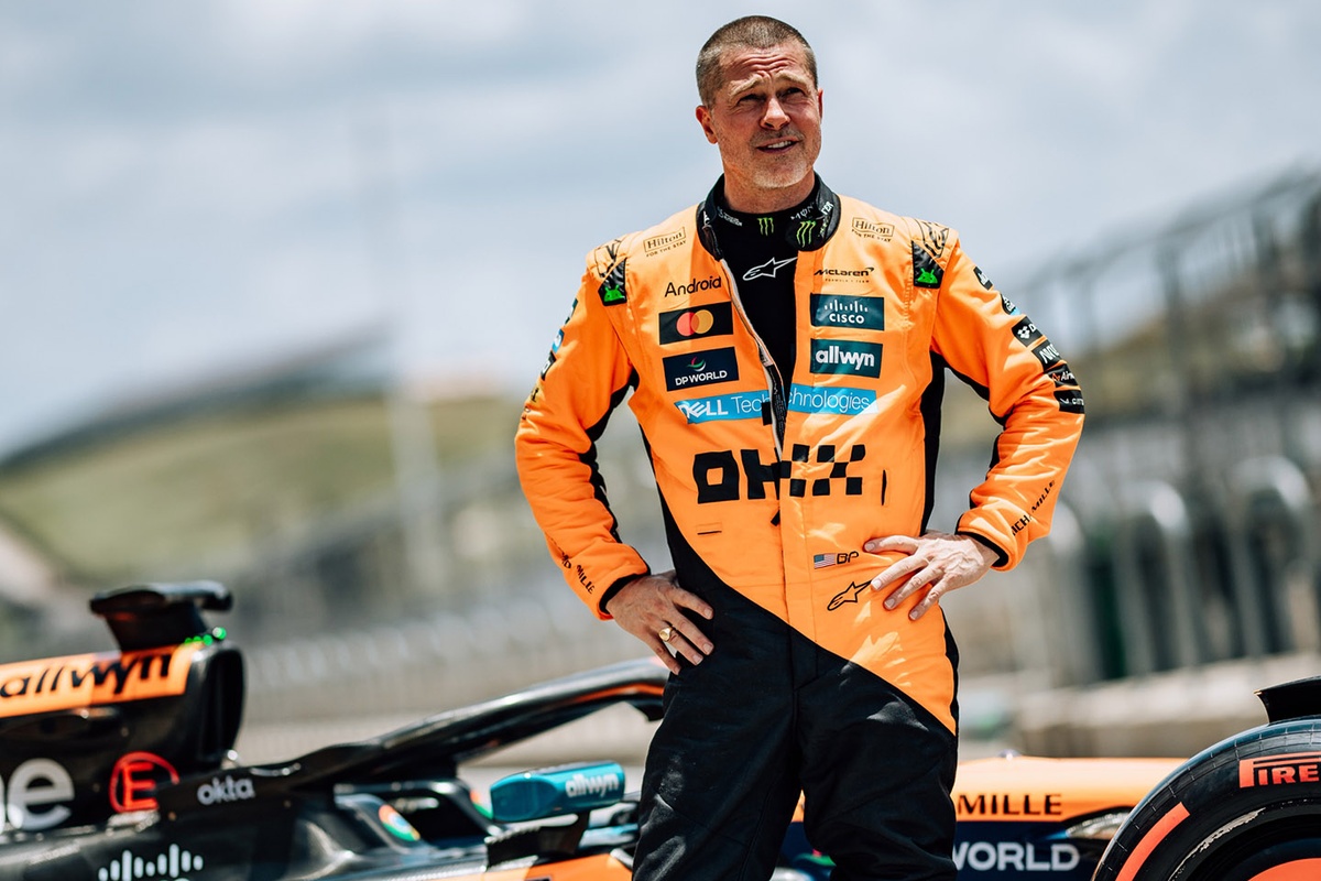 F1 | Brad Pitt ha guidato la McLaren MCL60: "Mai provato nulla di simile”