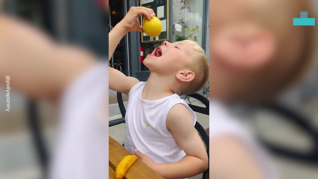 Kid’s First Lemon Taste Gets Unexpected Reaction