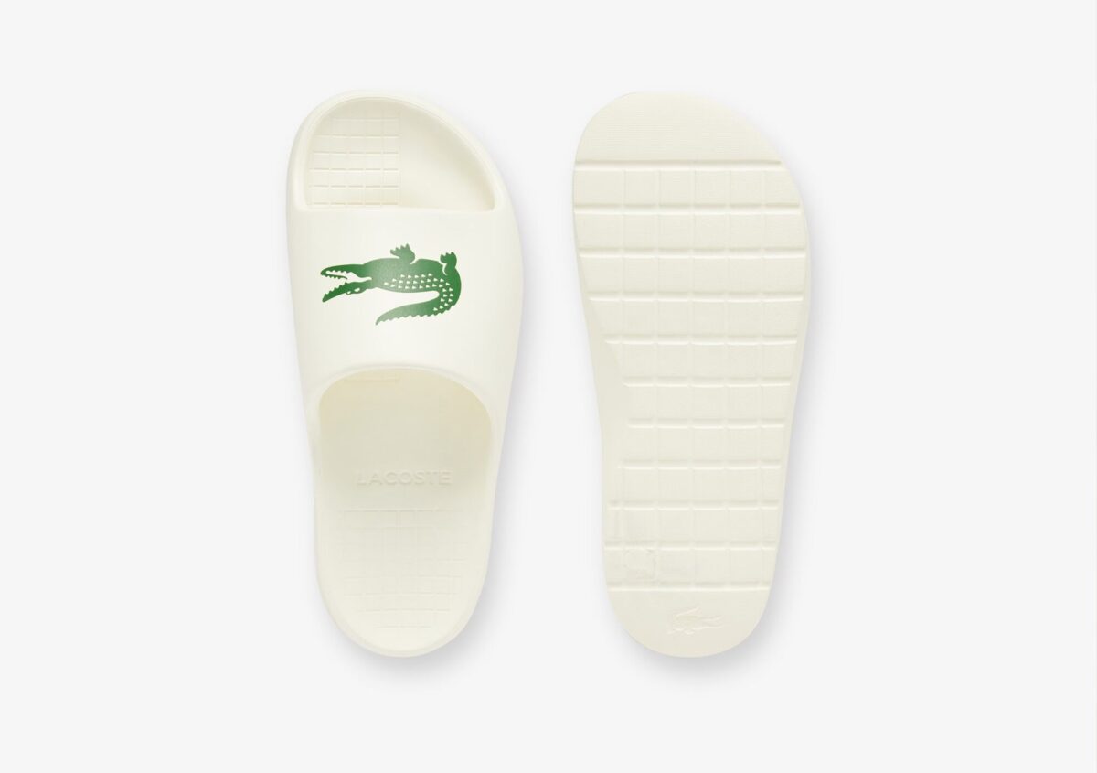 Video – L’eleganza francese delle ciabatte Lacoste Serve Slide 2.0