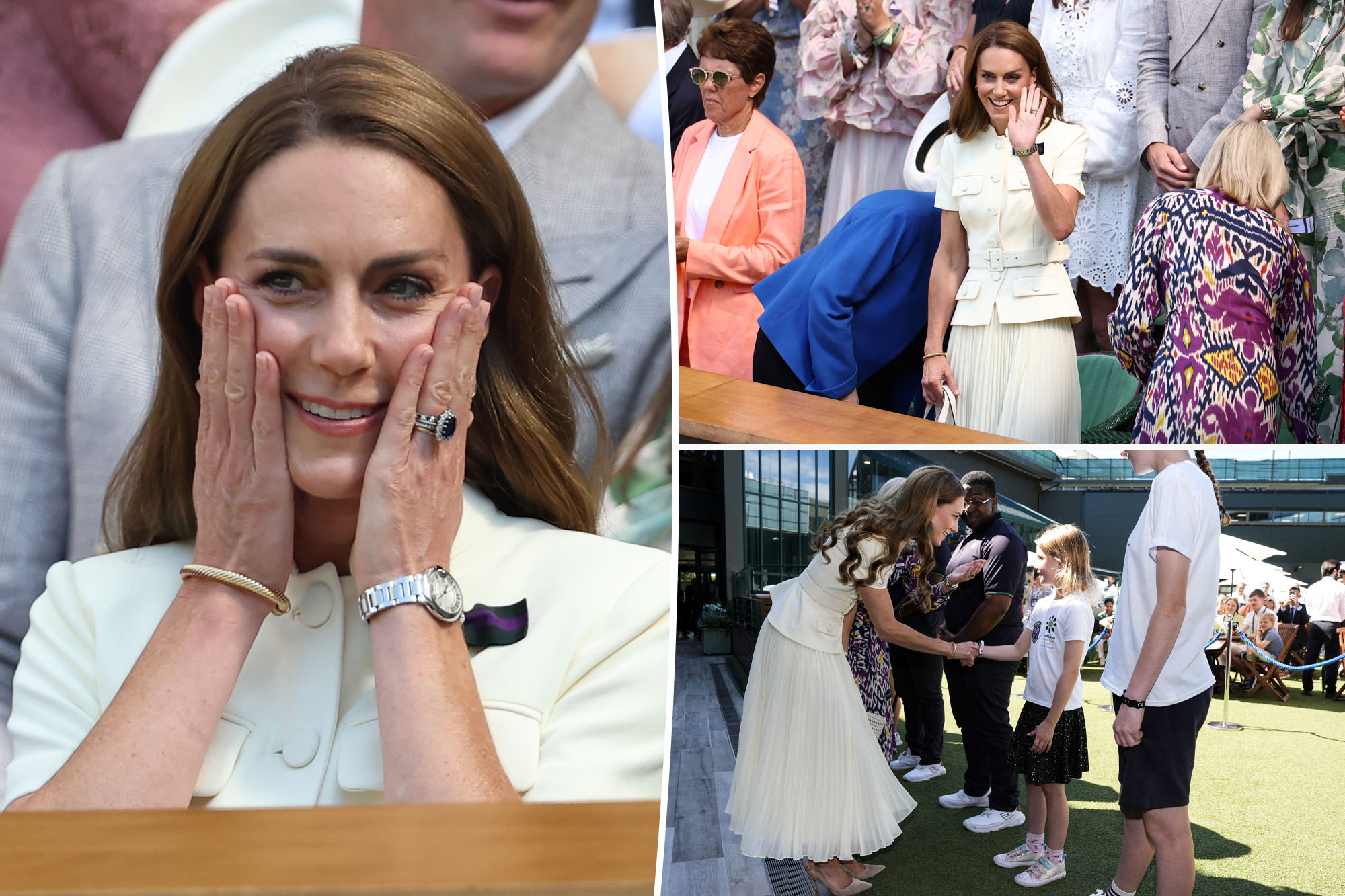 Kate Middleton returns to Wimbledon, receives emotional standing ovation