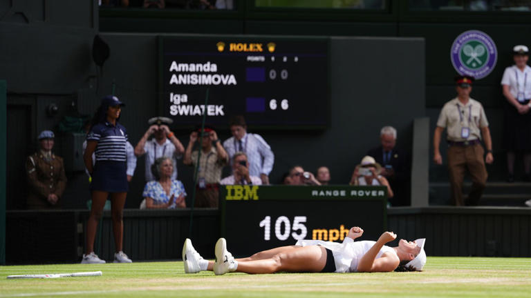 Opponent left in tears as Swiatek wins Wimbledon women's singles final ...