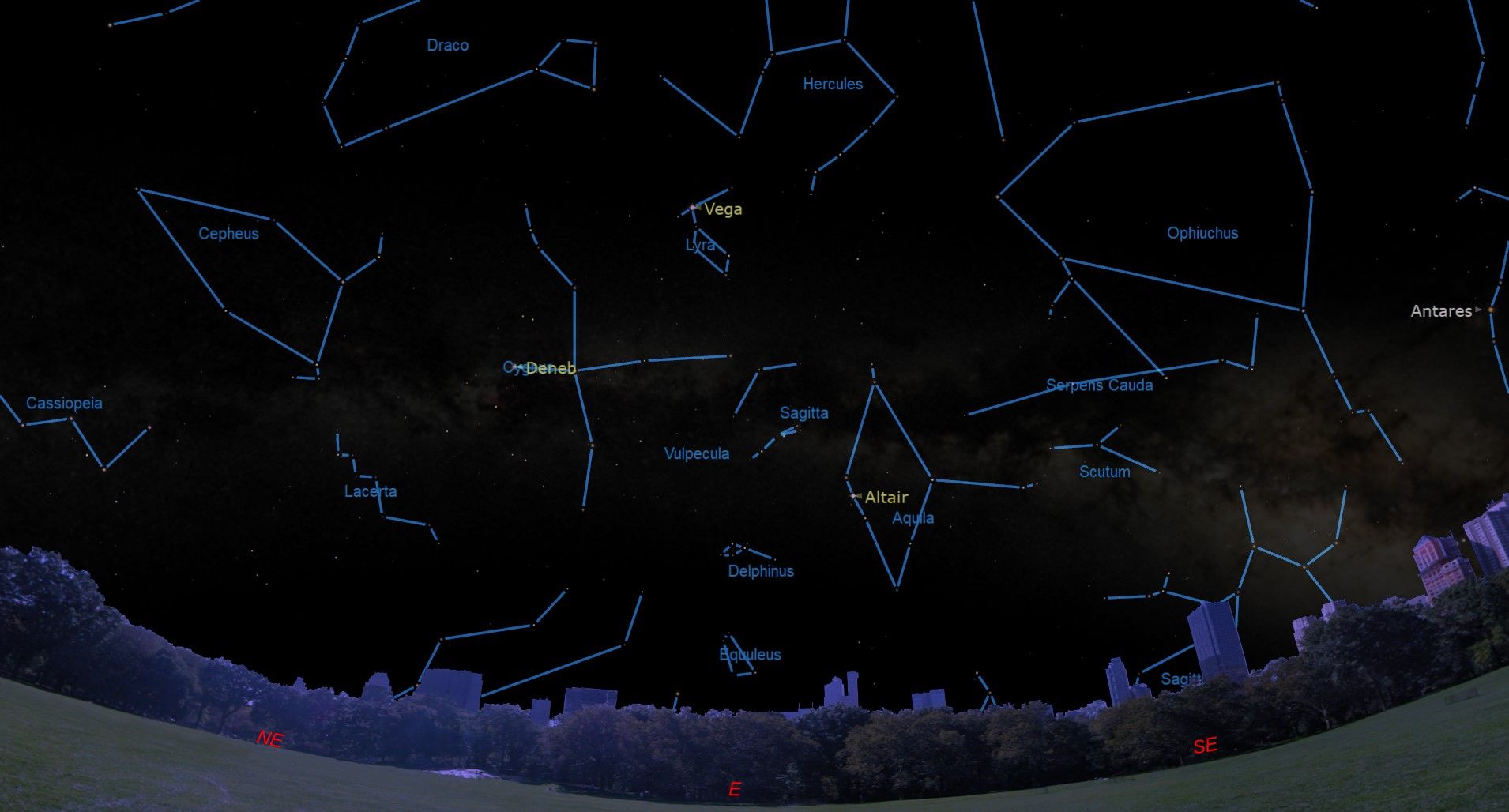 Don't miss the stars of the Summer Triangle twinkling in the eastern ...