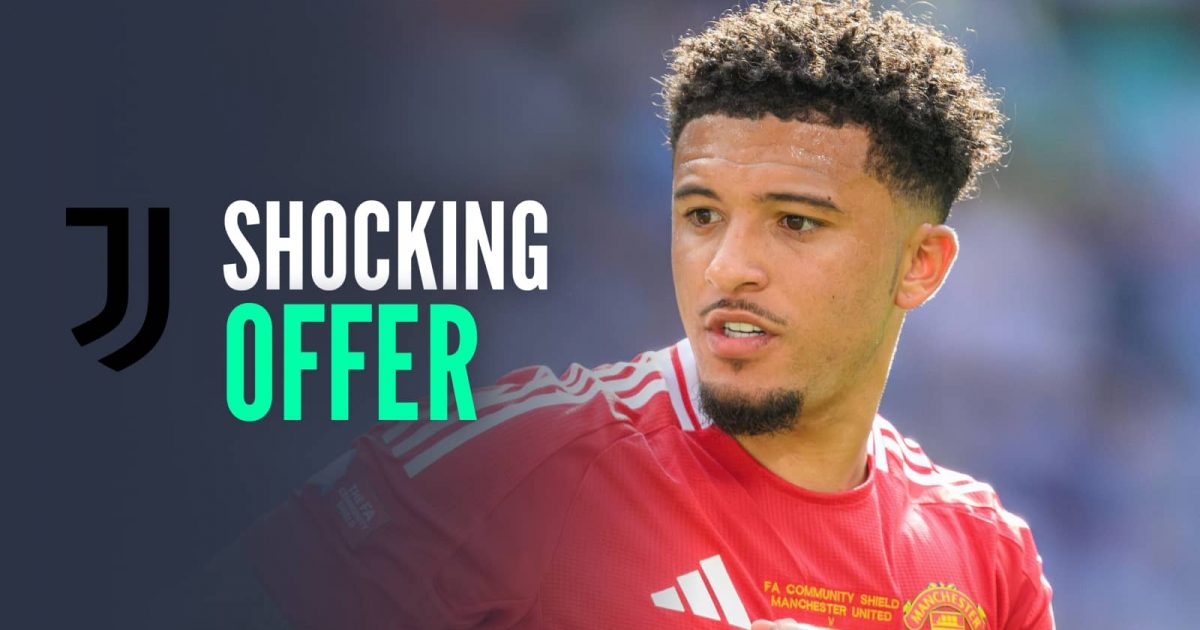 The astonishing low bid Man Utd have just received for Jadon Sancho from Juventus
