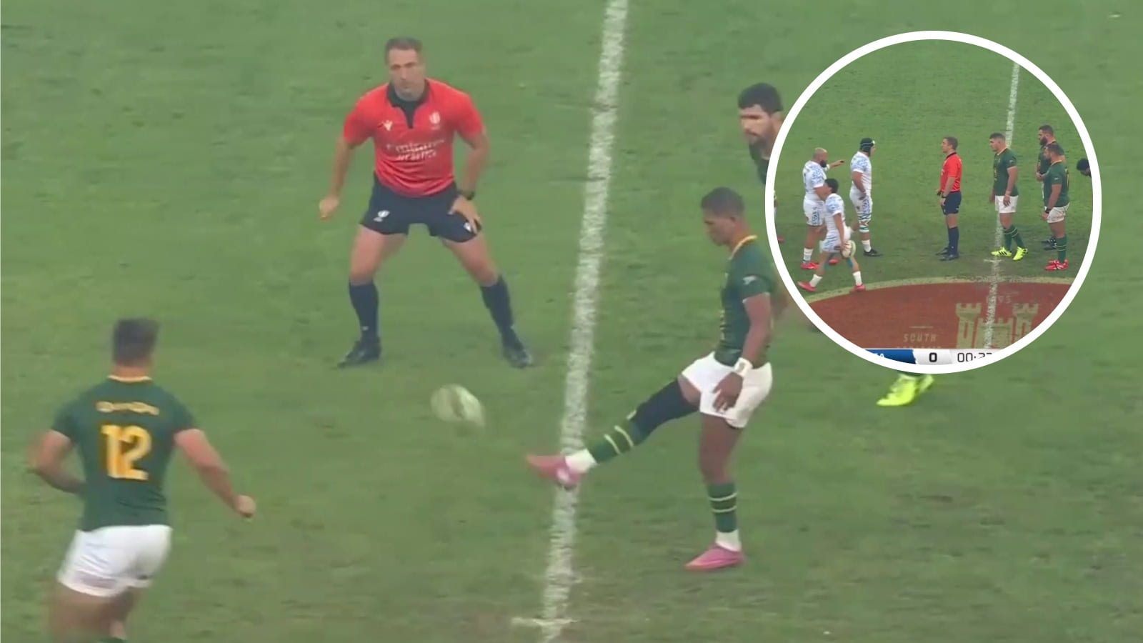 Springboks manufacture a scrum from the kick-off in the latest bizarre ...