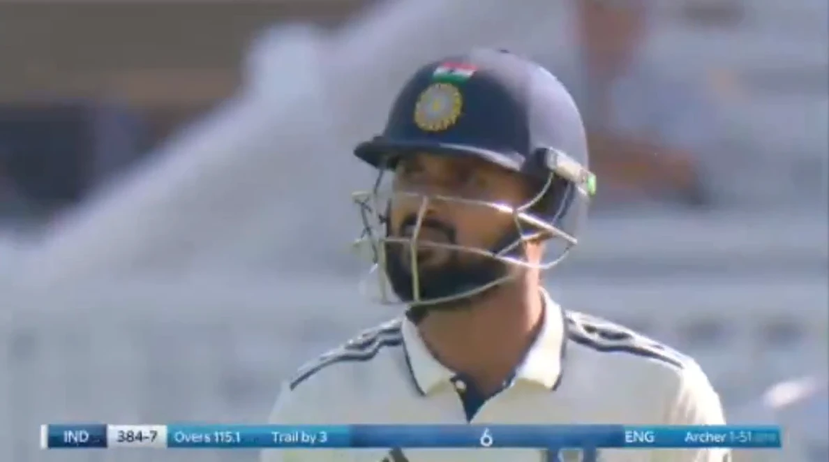 Watch Akash Deep hits monstrous six against Jofra Archer