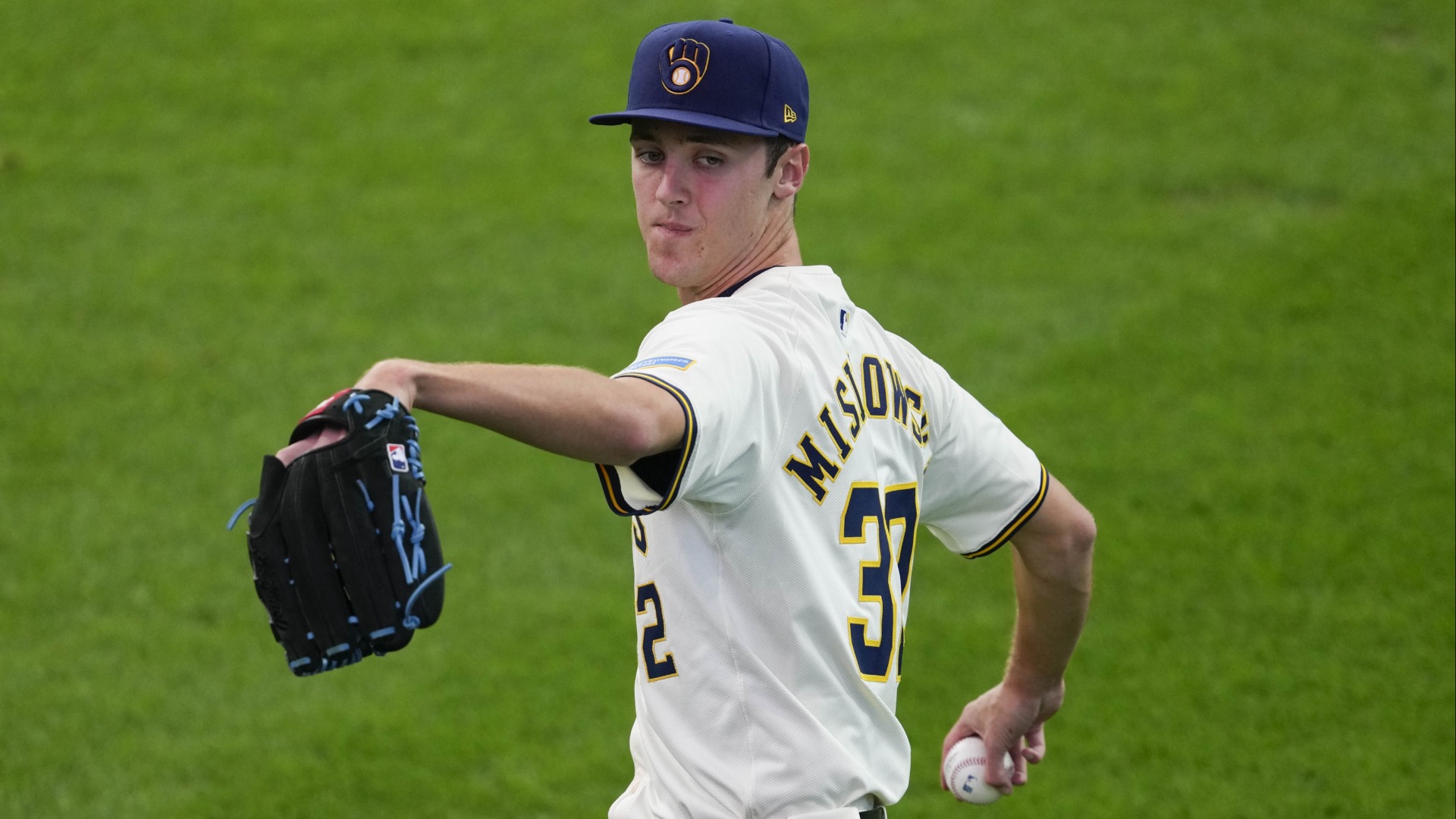 Jacob Misiorowski of the Milwaukee Brewers with Five MLB Starts Makes ...