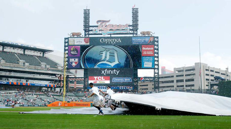 Mariners-Tigers start time: Rain delay updates from Comerica Park