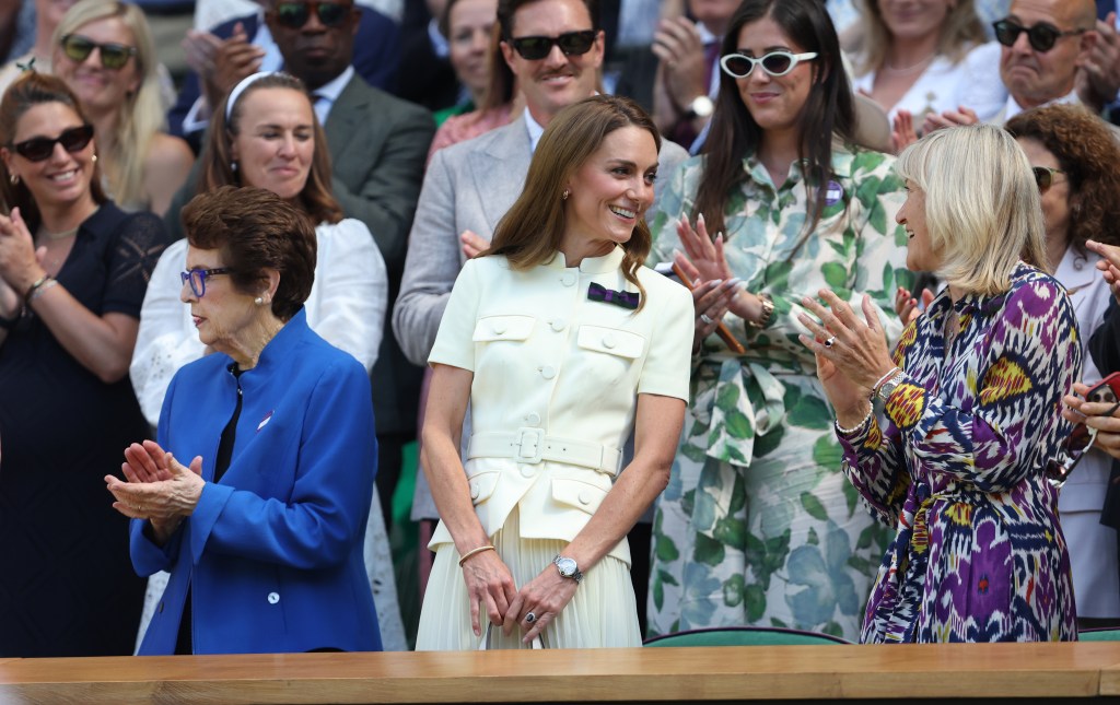 Kate Middleton returns to Wimbledon, receives emotional standing ovation