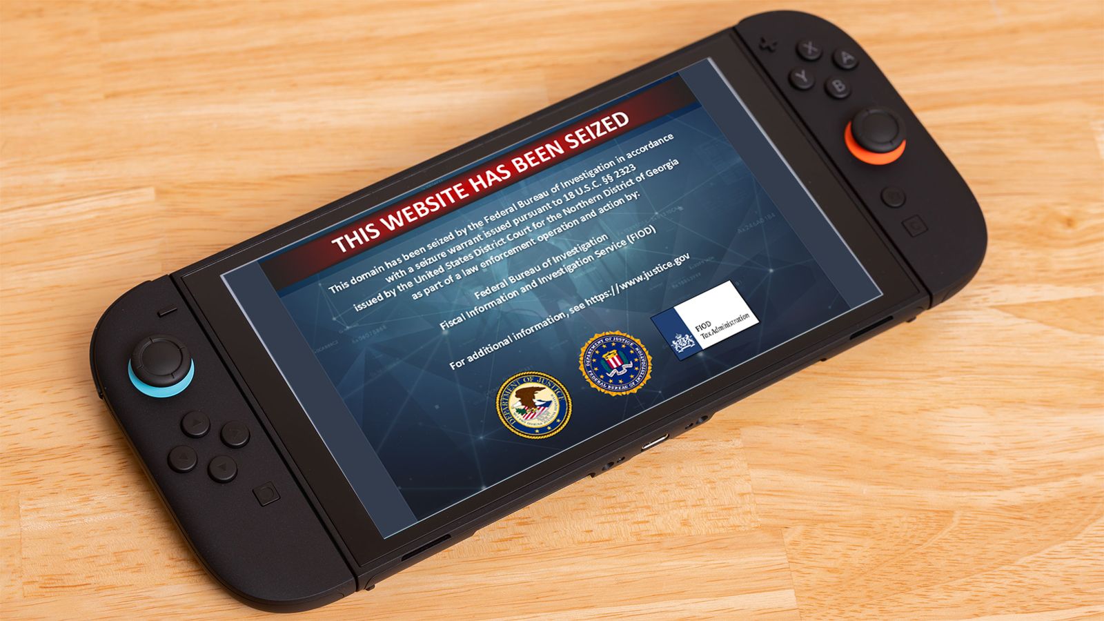 Nintendo Switch pirates sunk by the FBI as they seize the site for ...
