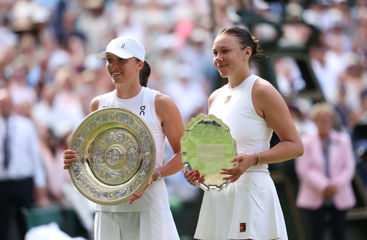 Wimbledon 2025: Iga Swiatek wins maiden Wimbledon title as Amanda ...