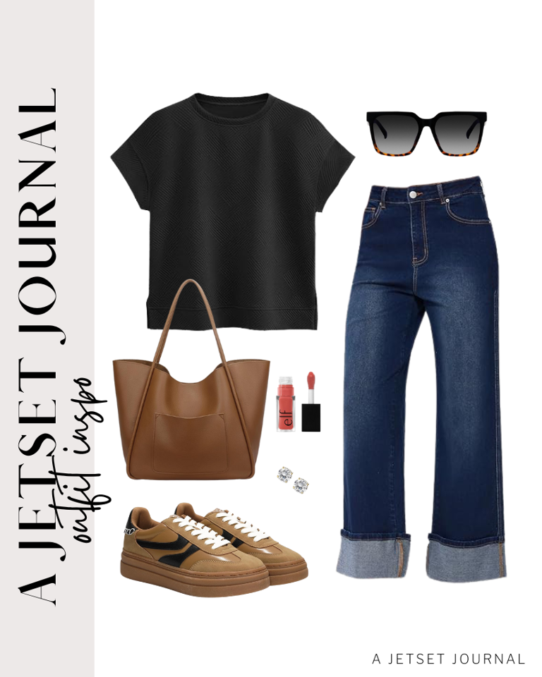 Elevated Basic With Your Classic Tops and New Denim