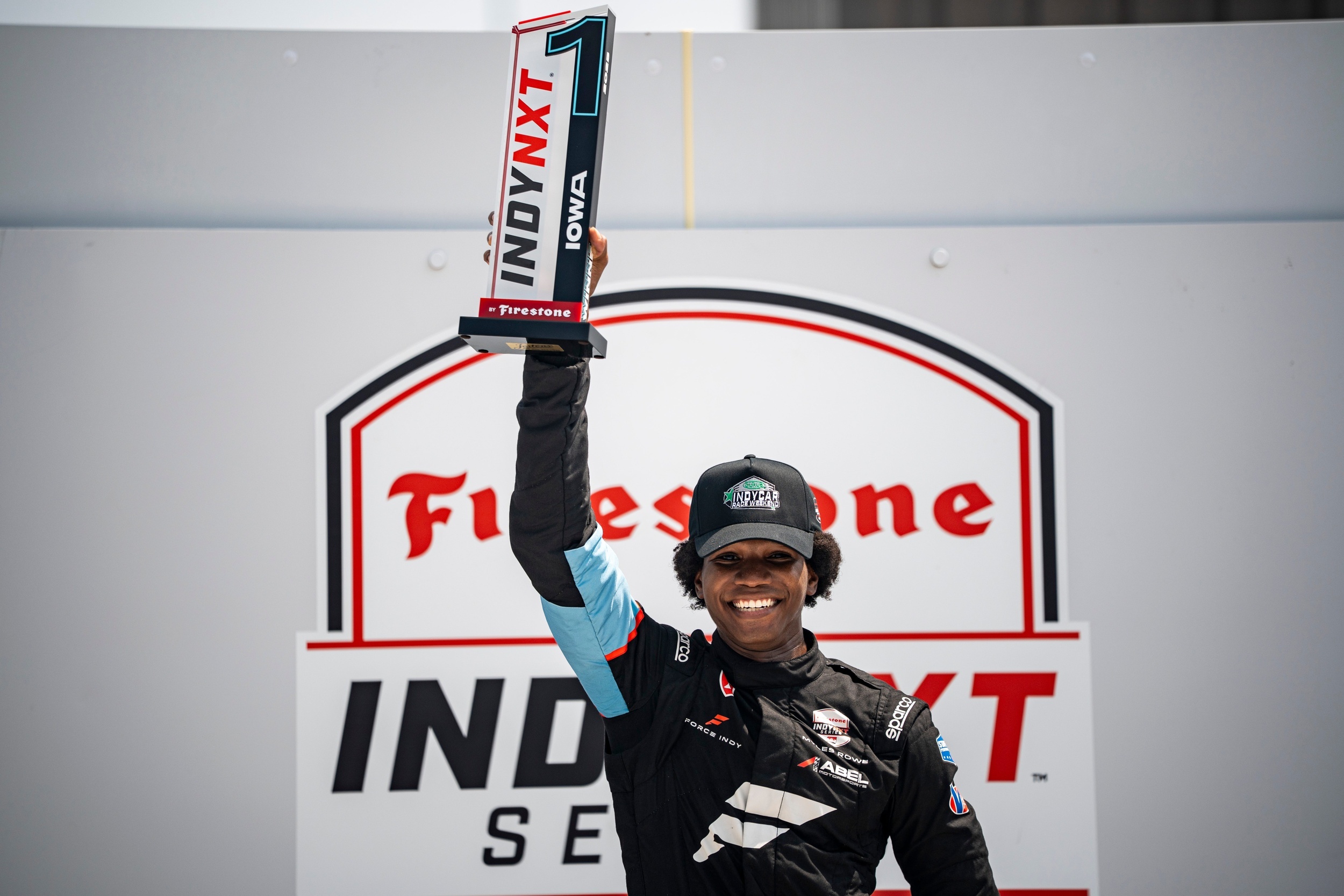 Myles Rowe makes history with Indy NXT win at Iowa Speedway