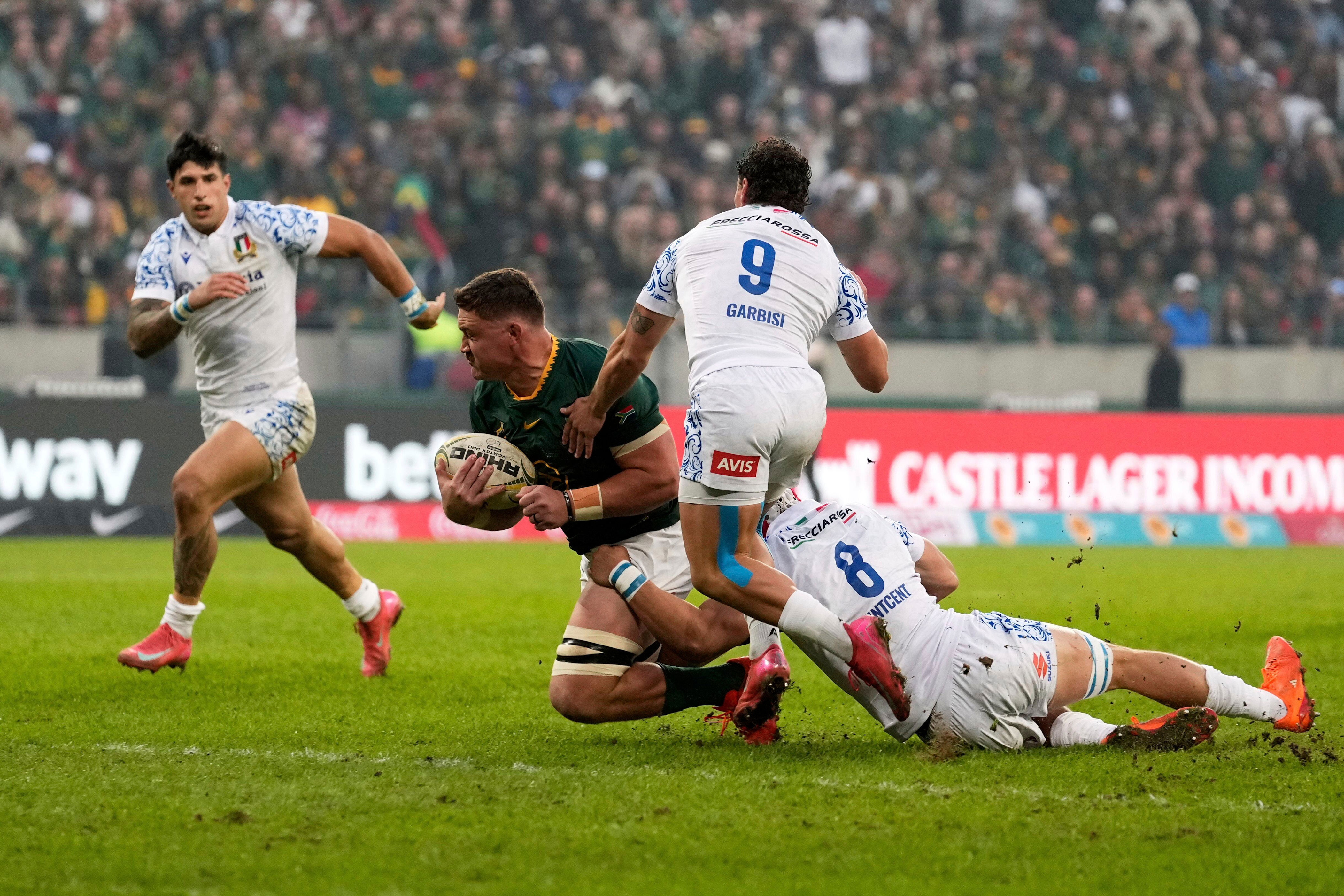 Jasper Wiese red card: Why was Springbok sent off in South Africa v Italy?
