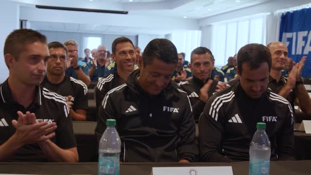 El momento en que Faghani se enteró de que arbitraría la final del ...