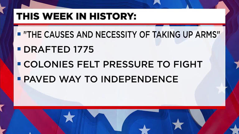 This Week in History: Declaration of the Causes and Necessity of Taking ...