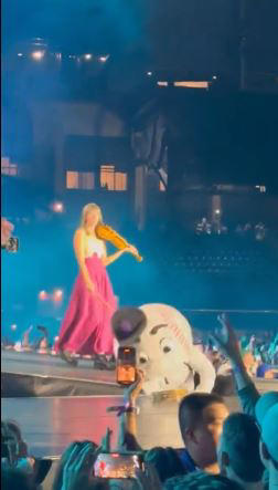 Mr. Met falls off stage during Lumineers concert at Citi Field in ...