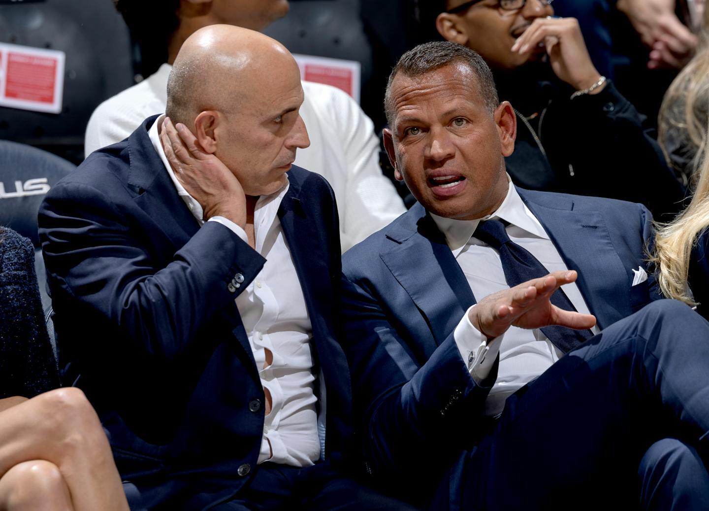 New Wolves owners Marc Lore, Alex Rodriguez meet media in Las Vegas ...