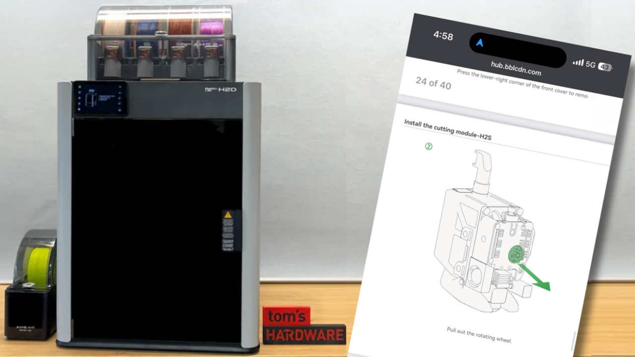 New leaked Bambu Lab 3D printer diagrams reveal H2S model in the works ...