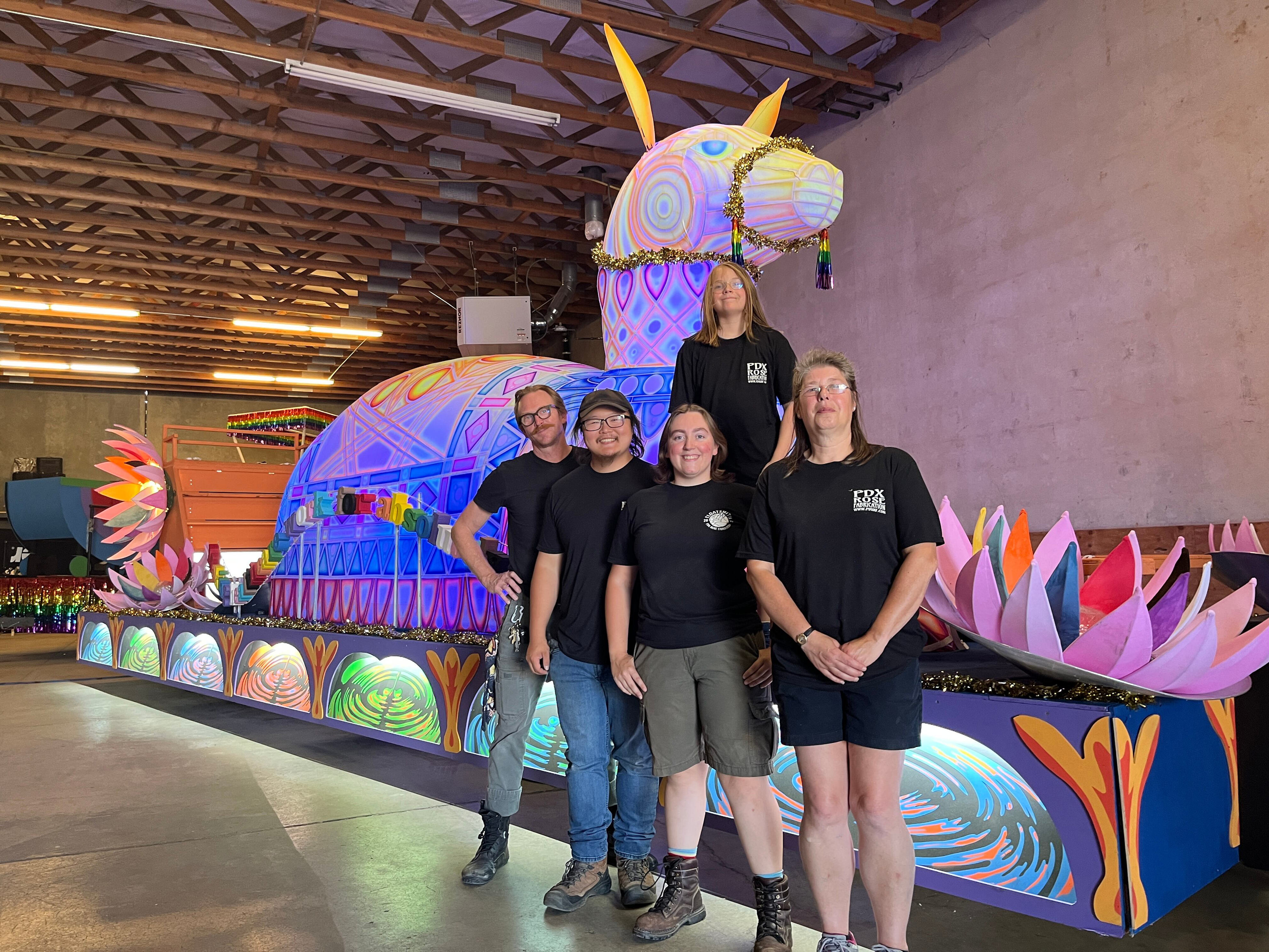 Float builder turns Rose Festival gig into thriving small business