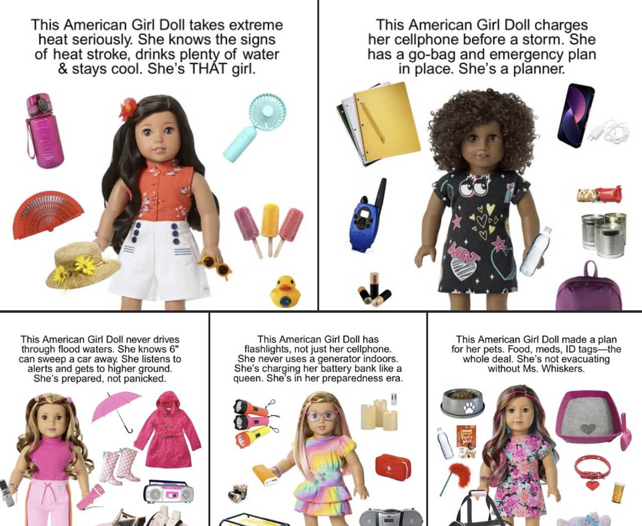 ‘She’s THAT Girl’: Viral American Girl Doll Weather Prep Meme Sparks ...