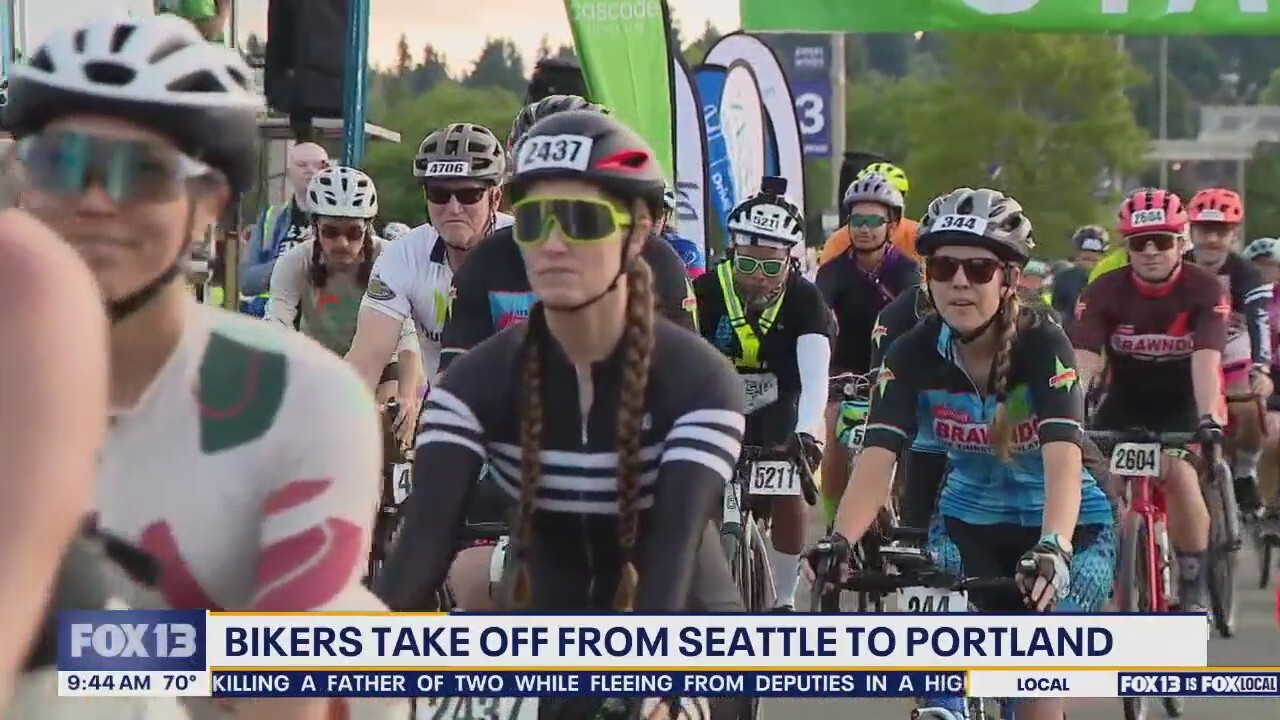 Thousands of riders hit the road for annual Seattle to Portland bicycle ...