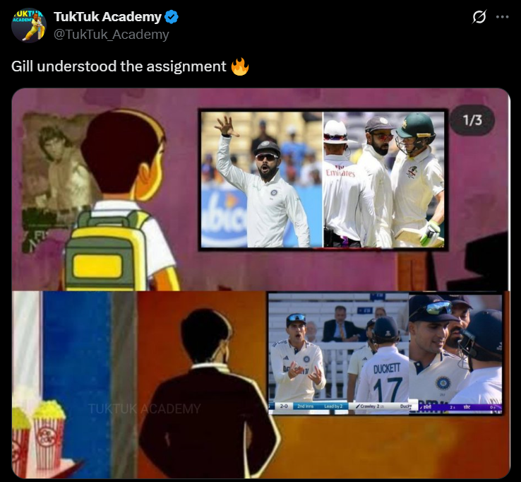 IND vs ENG 3rd Test: Shubman Gill’s Lord’s outburst sparks meme fest ...