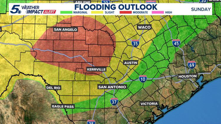 Flood Watch issued for Bexar County, Hill Country until Monday morning ...