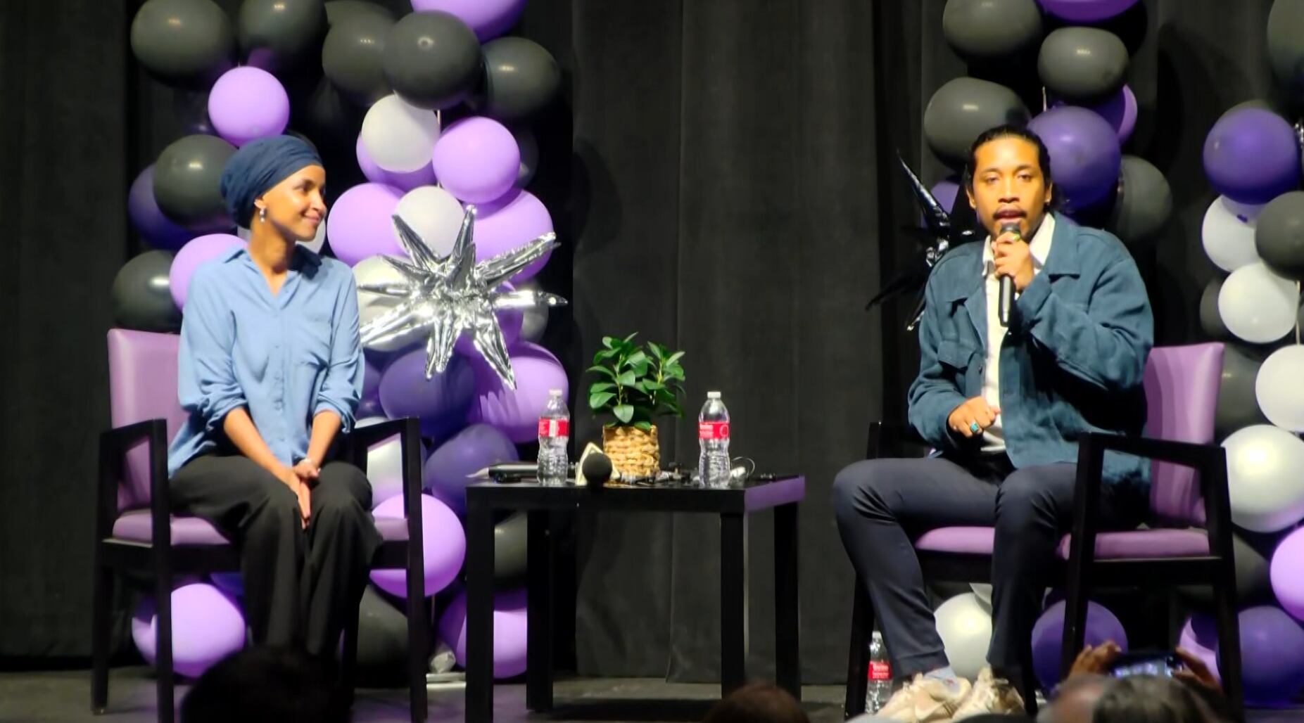 TN. Rep Justin Jones holds town hall meeting with Rep. Ilhan Omar