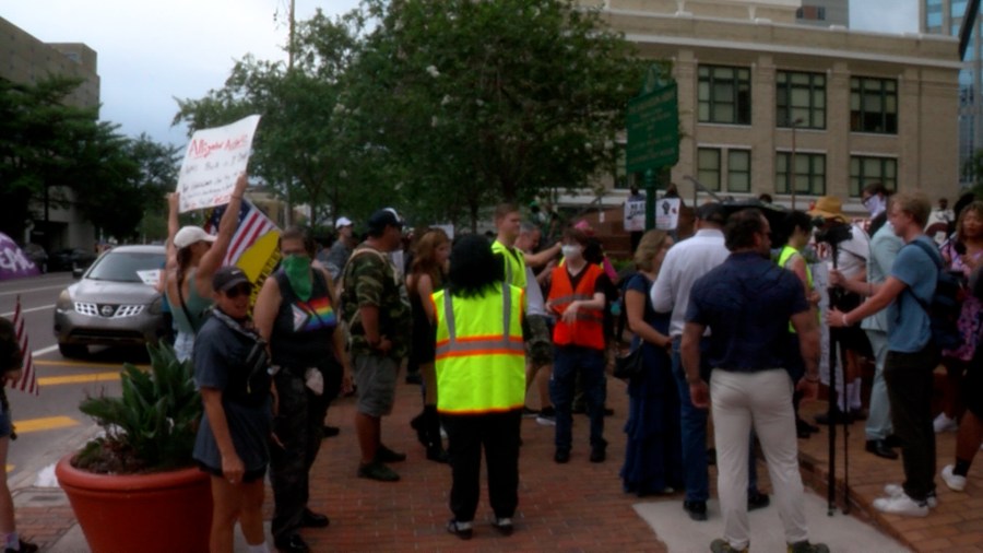 Student-led protest demonstrations unfold amid Turning Point USA ...