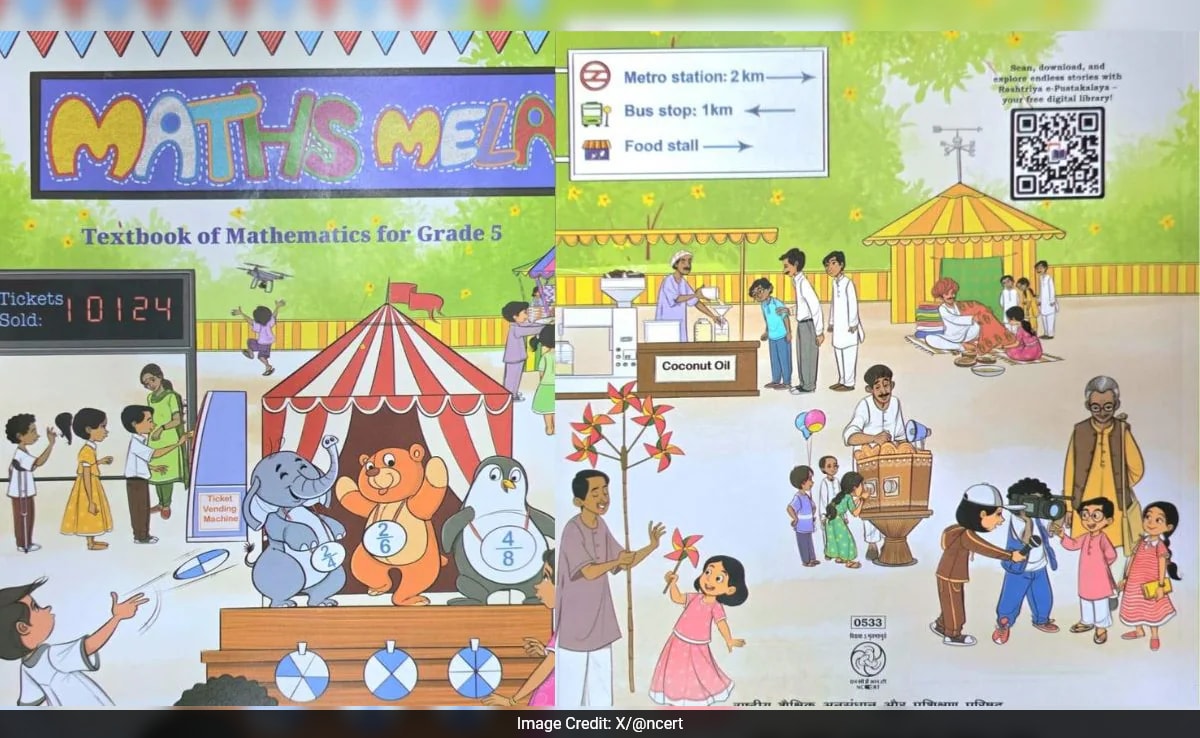 NCERT Introduces New Class 5 Mathematics Textbook To Make Learning Fun ...