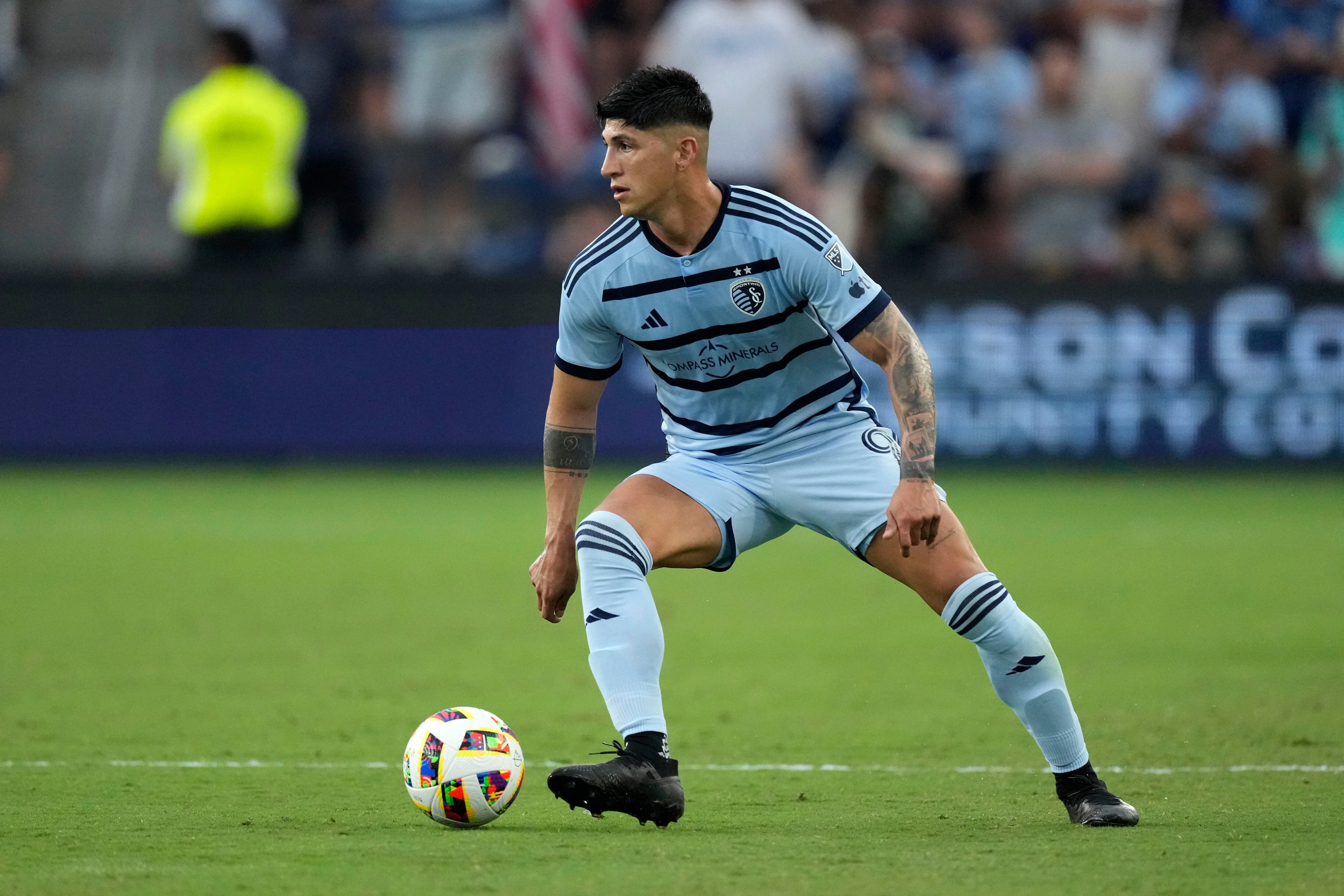 Joseph Paintsil’s first-half hat trick leads Galaxy over Sporting KC 4-1