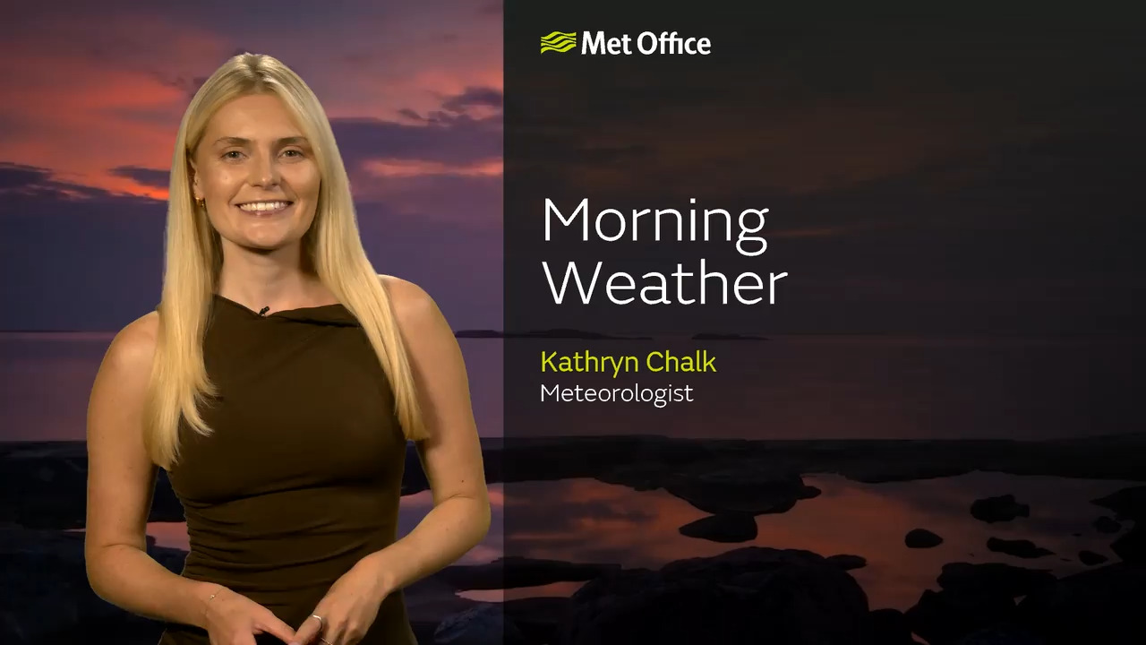 Met Office Sunday Morning Weather Forecast 13/07/2025
