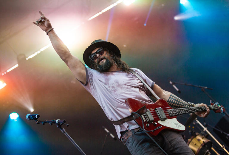 Jason Momoa rocked with his son Nakoa-Wolf at Harley-Davidson ...