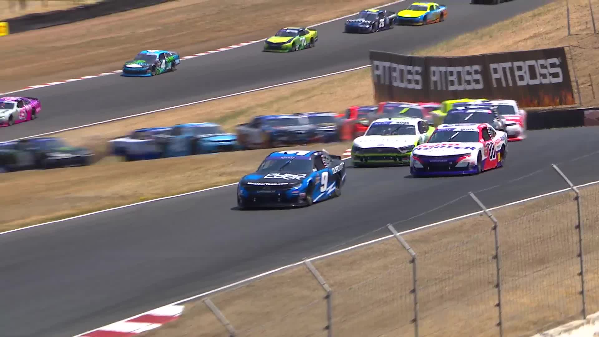 Xfinity Series race goes green at Sonoma Raceway