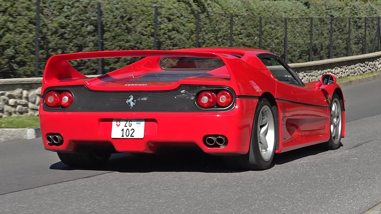 Ferrari F50 – Pure V12 Engine Sounds on Real Roads! 🔥 No Music, Just Power