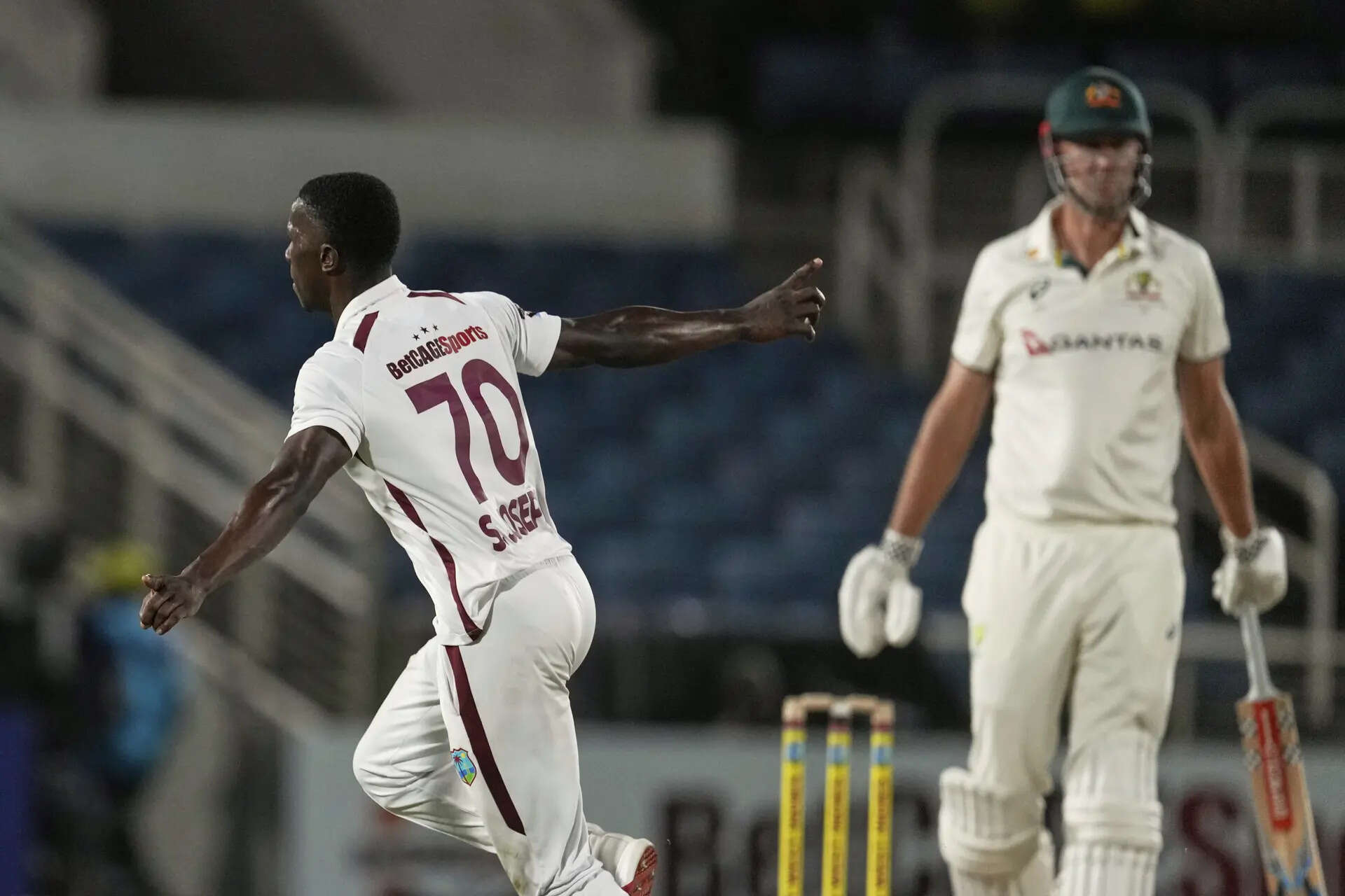 WI vs AUS 3rd Test: West Indies dominate Day 1, Shamar Joseph rattles ...