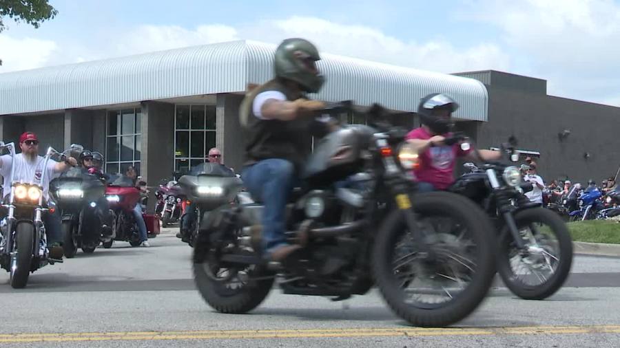 Hundreds of bikers ride in memory of Graham Hoffman Saturday