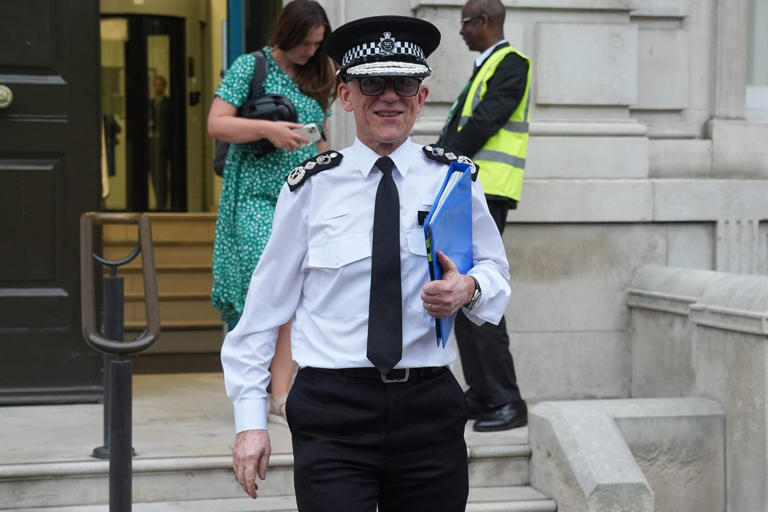 Met chief calls racial disparities in London’s justice system ‘shameful’